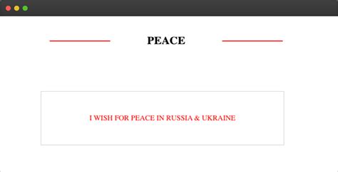 How To Add Horizontal Lines Before And After A Text In Html