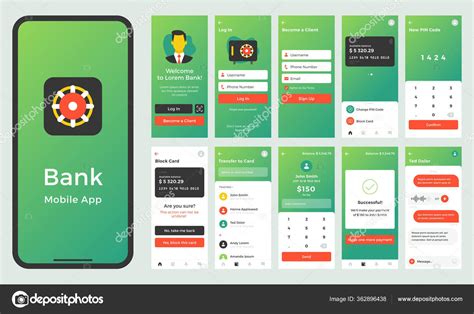 Movile Banking Application Swt Web Elements Modern Design Adoptive