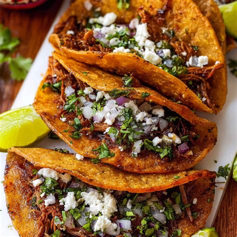 Slow Cooker Birria Tacos Recipe Easy Shredded Beef Tasty Home Cooks