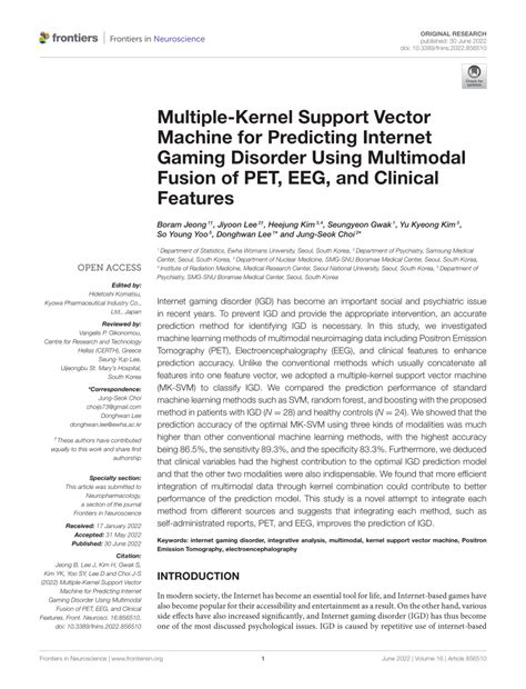 Pdf Multiple Kernel Support Vector Machine For Predicting Internet
