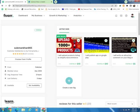 Suleman K On Linkedin Work Fiverr