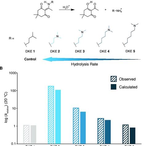 Variation Of The Diketoenamine Hydrolysis Rate With Increasing Amine Download Scientific