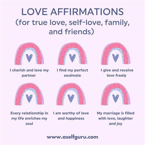 150 Love Affirmations For True Love And Relationships