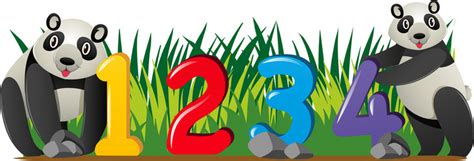 Three Pandas Vector Images 77