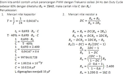 ELEKTROKITABELAJAR Metode Perancangan PWM