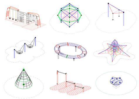Cad Playground Equipment