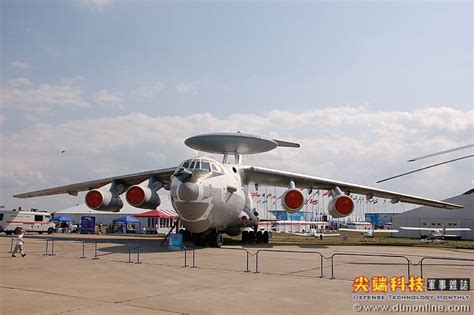 A 50預警機Shmel北約代號為支柱是以伊留IlyushinIL 76運輸機為基礎由伊爾庫特的Beriev航空廠生產