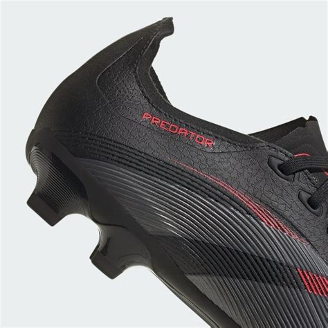 Adidas Predator League Mg Stealth Victory Sortgrårød