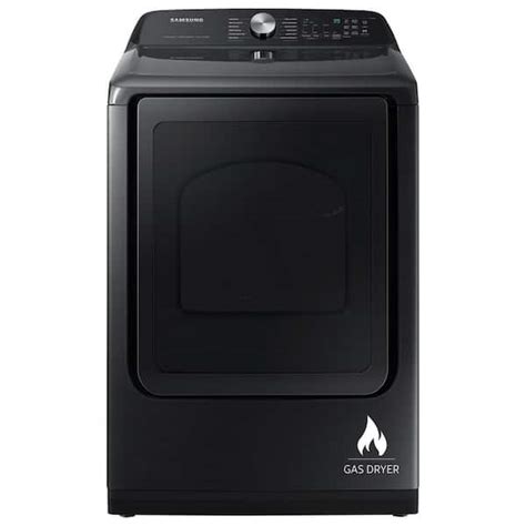 Reviews For Samsung 7 4 Cu Ft Vented Gas Dryer In Brushed Black With