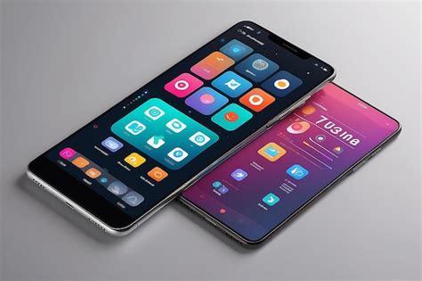 Premium Photo Ui And Ux Representations With Smartphone