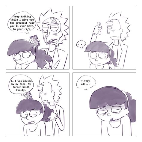 Post By Gintoki23 · 10 Images Morticia Rick And Morty Morty X