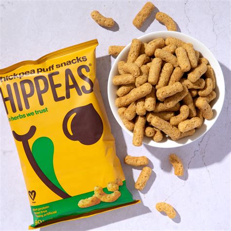 Buy Hippeas Chickpea Puff Snacks Vegan Herbs We Trust 12x 22g Online At