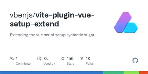 Github Vbenjs Vite Plugin Vue Setup Extend Extending The Vue Script Setup Syntactic Sugar