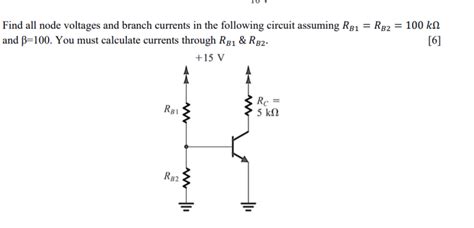 Solved Find All Node Voltages And Branch Currents In The