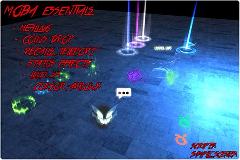 The MOBA Essentials VFX 시각 효과 파티클 Unity Asset Store