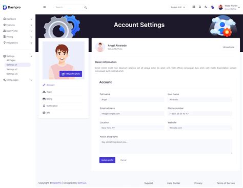 dashpro react consultancy landing page
