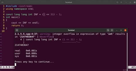 C整数溢出引发的思考打印报错 2147483647 Csdn博客