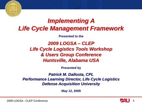 Pdf Implementing A Life Cycle Management Framework Dokumen Tips