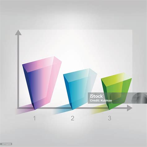 Example Of Cube Chart Infographics Element Stock Illustration