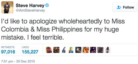 Pics Steve Harveys Mistake At Miss Universe 2015 — Full Timeline