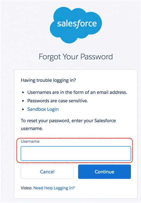 Salesforce Login