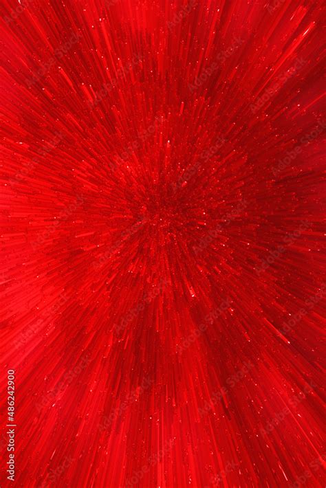 勢いよく放射状に飛び出す情熱的な赤い背景 縦 Ilustración De Stock Adobe Stock