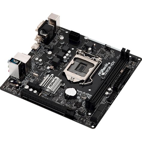 დედა დაფა Asrock H310cm Hdv S1151 H310 2xddr4 Hdmi Dvi Vga Matx