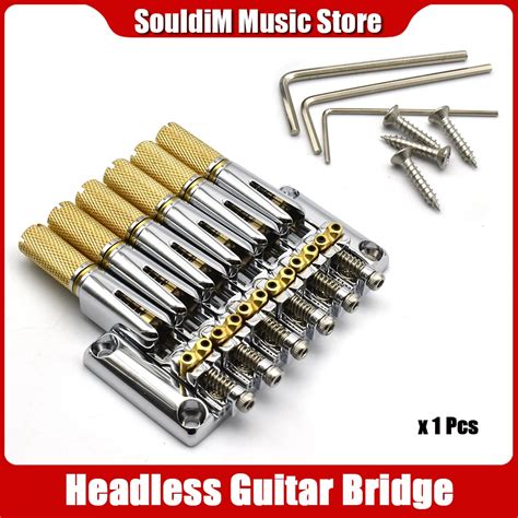 Metal Headless Guitar Bridge For Headless Guitar Musical Instrument