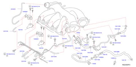 1992 Infiniti G20 Hose With Service Port Engine Drive Wheel 14912 1aa0a Genuine Infiniti Part