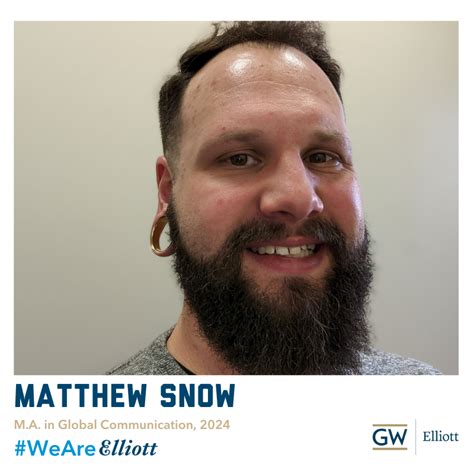 Weareelliott Matthew Snow Elliott School Office Of Graduate Admissions