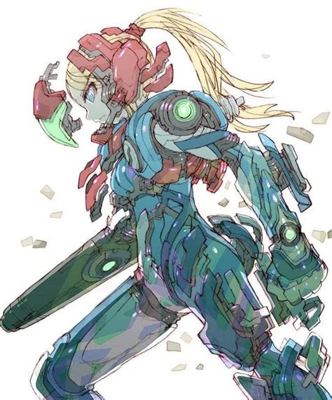 Metroid Anime Samus Artwork Samus Aran Concept Art Metroid Samus