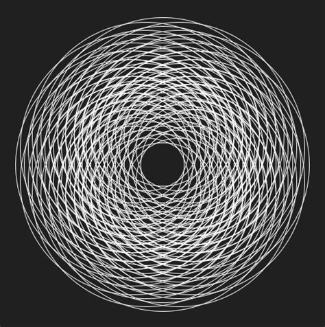 Processing Concentric Ring Of Ellipses Stack Overflow
