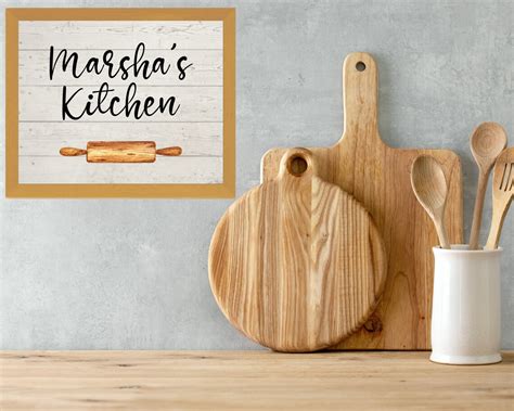 Letrero de cocina personalizado Decoración de cocina Etsy España