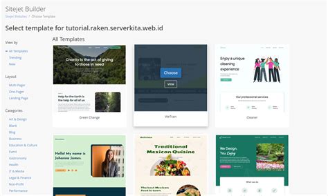 Membangun Website Dengan Mudah Menggunakan SiteJet Builder Di CPanel Antmediahost