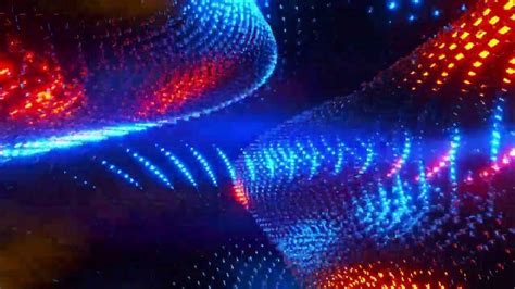 4k Animation Vj Loop Abstract Blue And Red Lights Motion Graphics Background Looped Animation