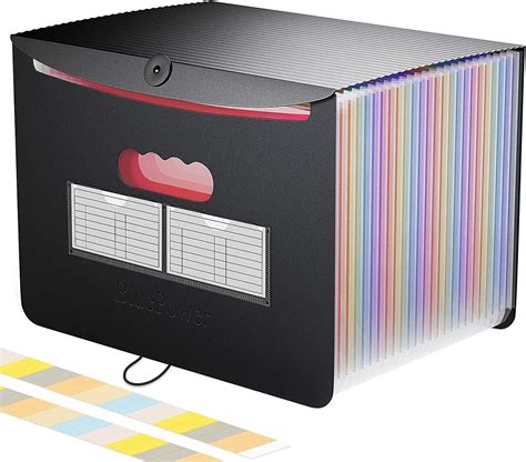 Expanding File Organisers Pockets Filing Boxes Document Organiser ThinkTex File Folder