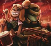 Doom Slayer X Isabelle