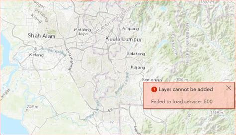 Error Layer Cannot Be Added Failed To Load Service