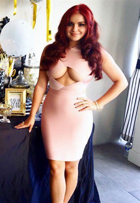 Ariel Winter Slams Body Shamers For Sexy Graduation Dress Hollywood Life