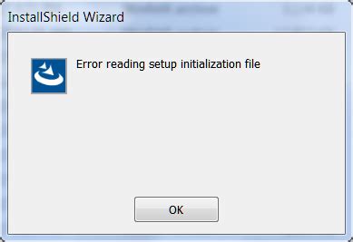 Error Reading Setup Initialization File Buildsoftsupport