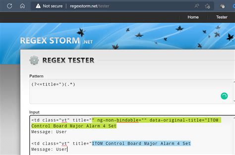 Javascript Regex Issue Cannot Get The Correct Value After Title