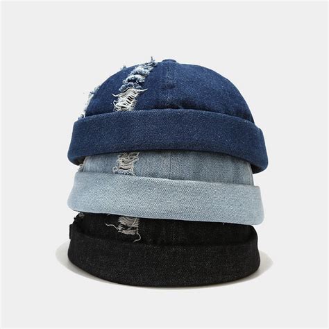 Denim Brimless Hat The Unrivaled Brand
