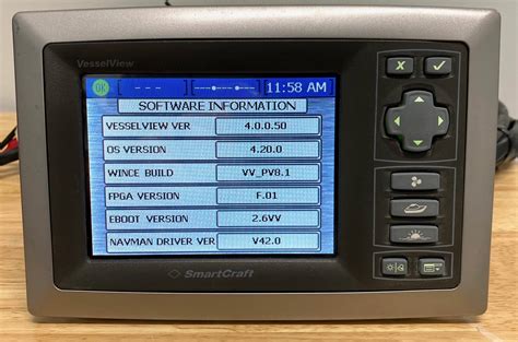 New Lcd Mercury Smartcraft 8m0049056 Vesselview 1 5 Display W