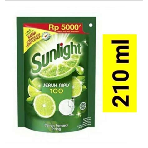 Jual Sunlight 210ml Sunlight Pencuci Piring 210ml Sunlight 5000 An