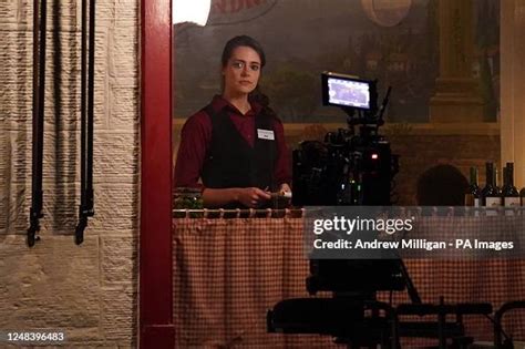 Actress Meg Bellamy Who Plays Kate Middleton Filming Scenes For The News Photo Getty Images