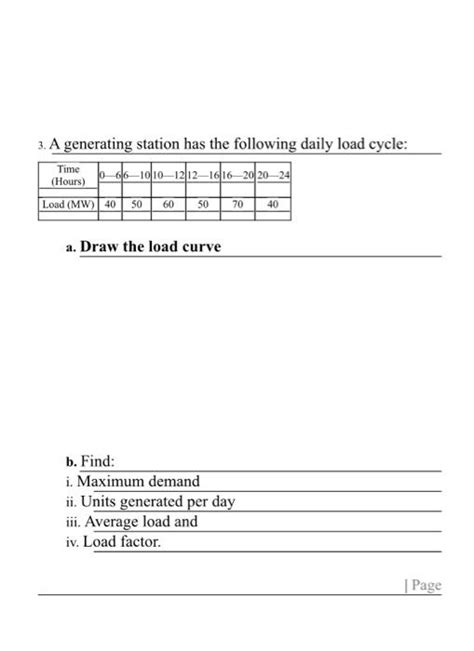 Solved Hints Maximum Demand Demand Factor Connected Load Chegg Com