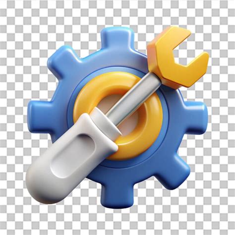 Maintenance Configuration 3d Icon Illustrations Premium Ai Generated Psd