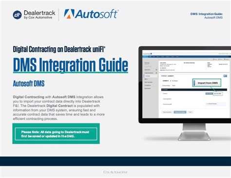 Digital Contracting Dms Integration Guide Autosoft