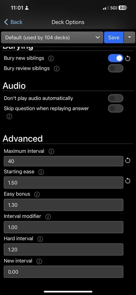Review Sort Order Ascending Ease R Anki