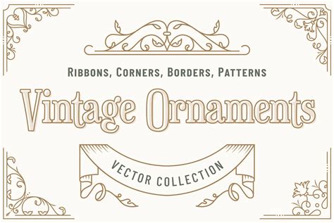 Vintage Ornaments Vector Collection Siteoutsite